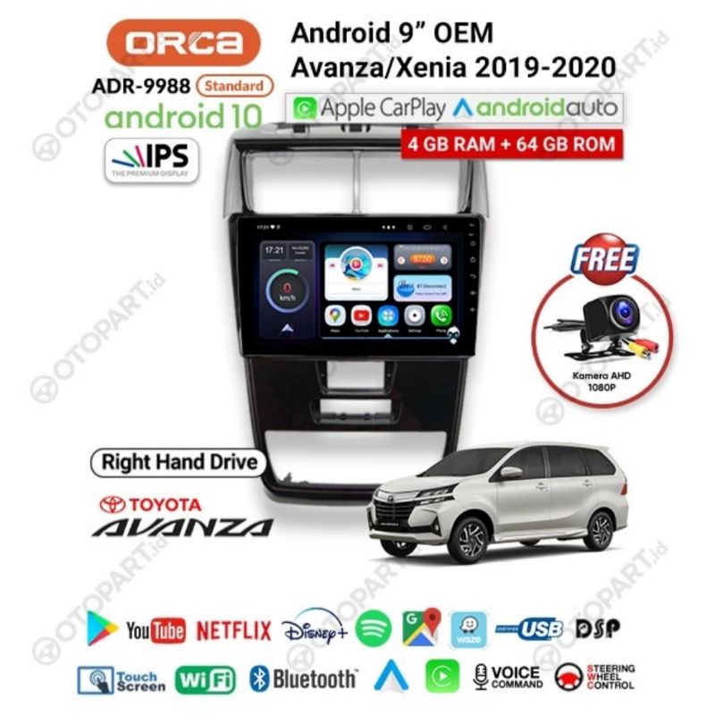 Jual HEAD UNIT ANDROID AVANZA 2019 AVANZA 2020 AVANZA 2021 ANDROID 9 ...