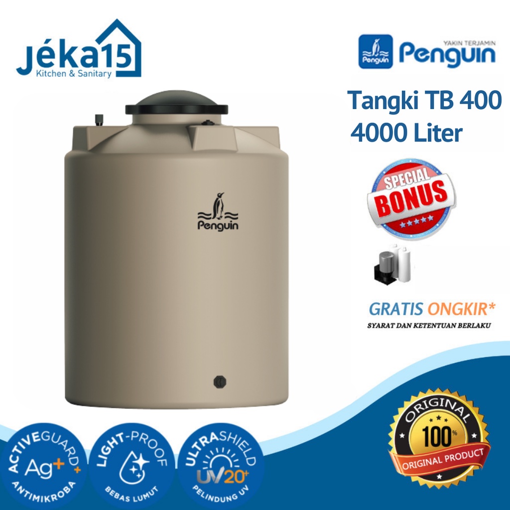 Jual TOREN AIR PENGUIN 4000 LITER ( TB 400 ) / TANGKI AIR / TANDON ...