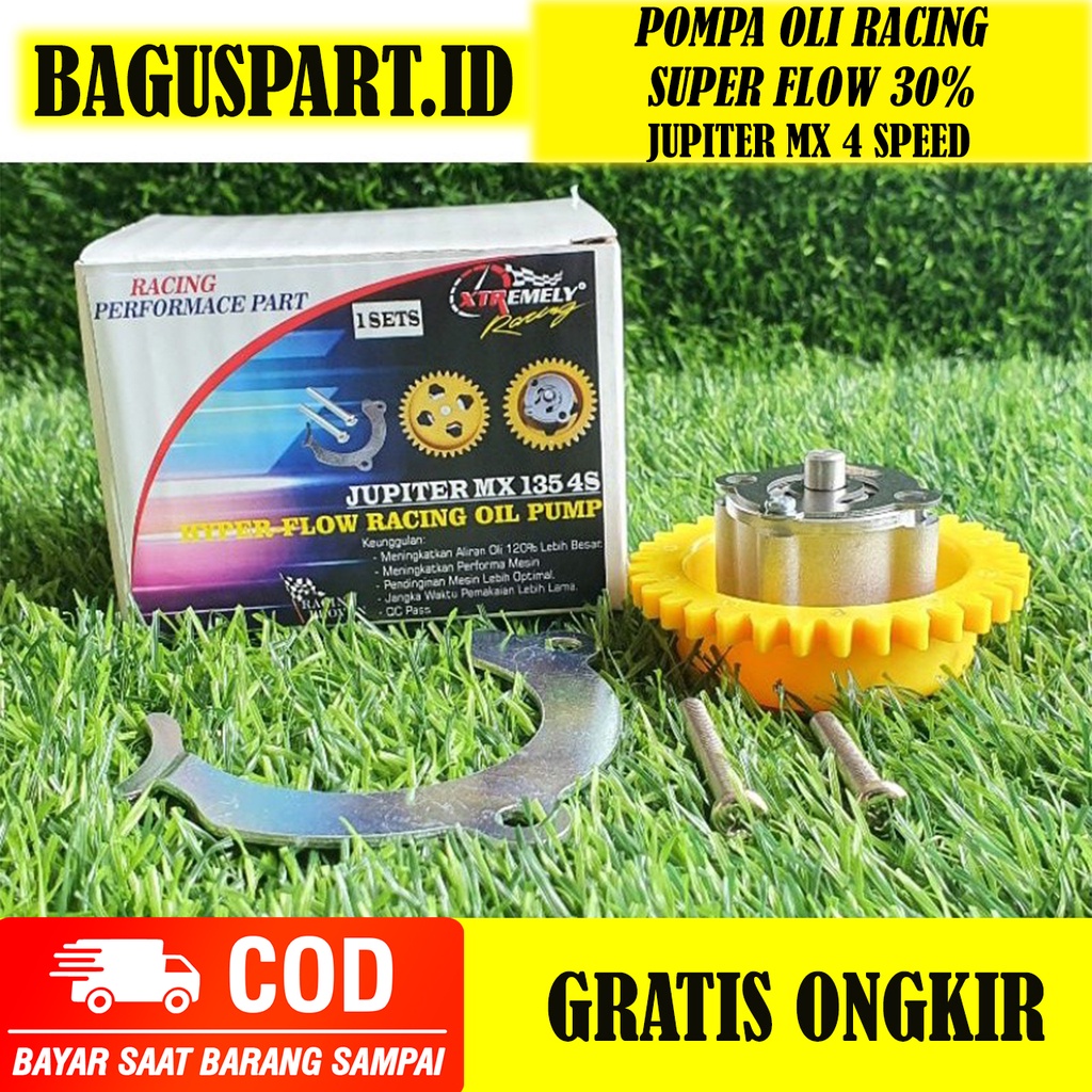 Jual POMPA OLI RACING (OIL PUMP) JUPITER MX 135 4 SPEED XTREME | Shopee Indonesia