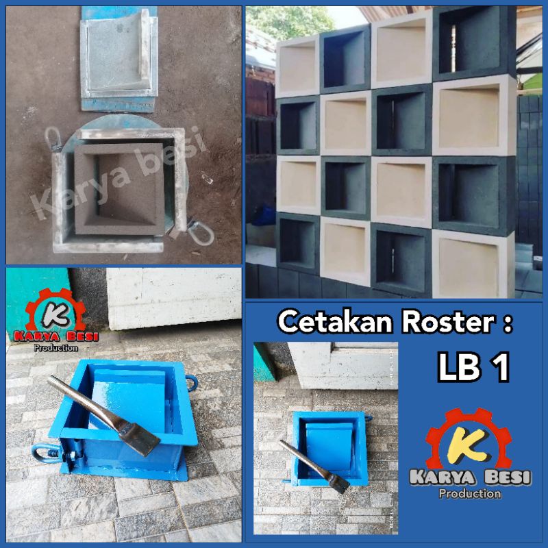 Jual Cetakan roster LB 1//loster angin2//full BESI | Shopee Indonesia