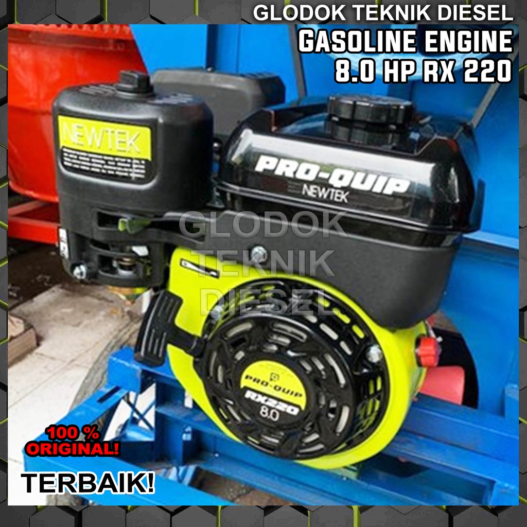 Jual Mesin Penggerak Bensin 8 HP RX 220 GASOLINE ENGINE 8 PK Proquip ...