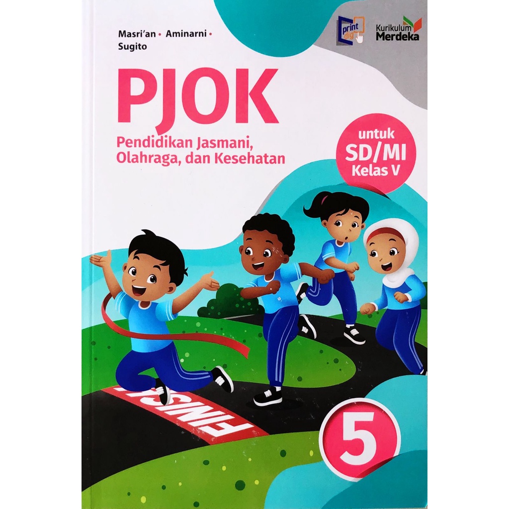 Jual BUKU PJOK SD/MI Kelas 1 2 3 4 5 6 Penerbit Erlangga - Kurikulum Merdeka - Masrian, Aminarni ...