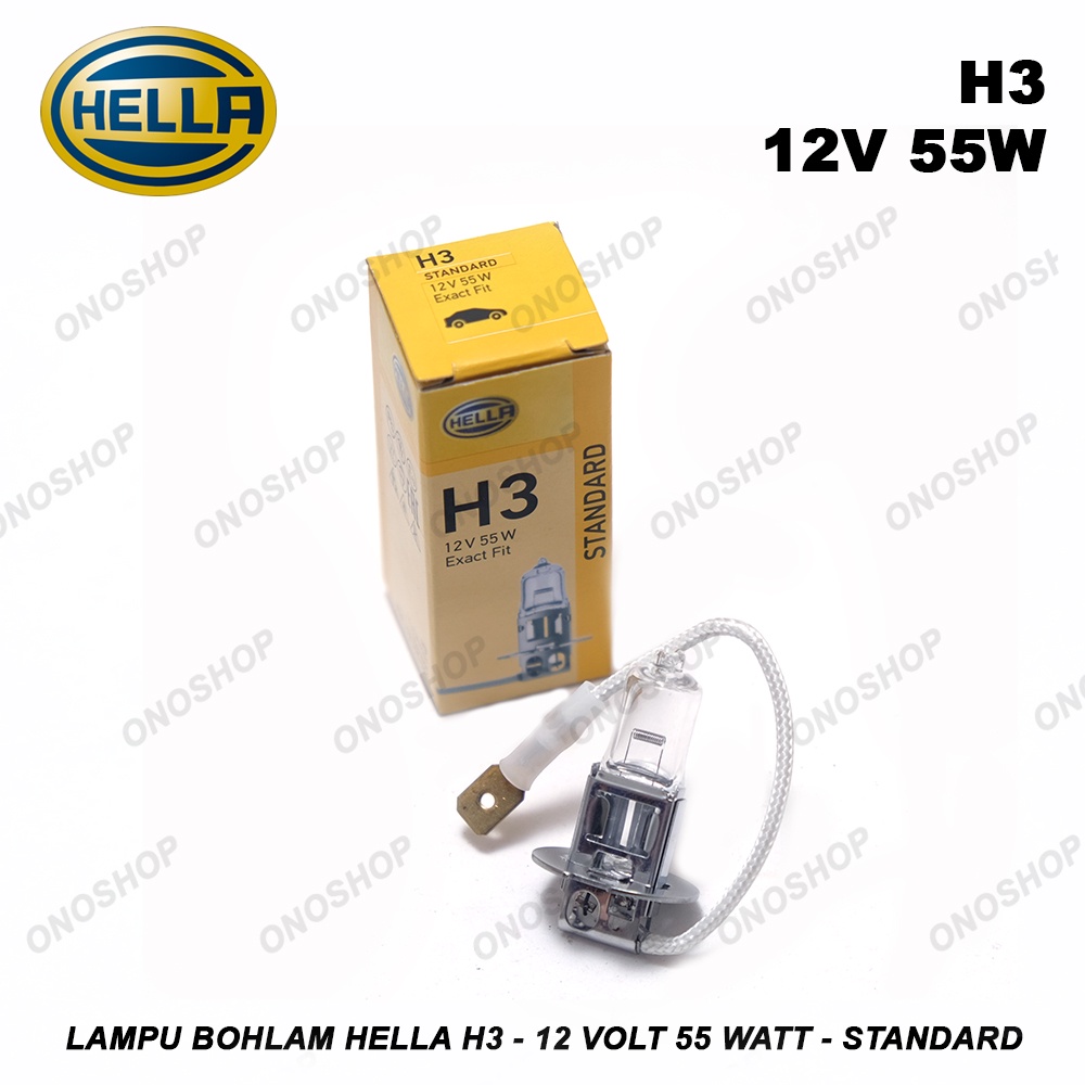 Jual Lampu Bohlam Hella H3 - 12 Volt 55 Watt - Standard | Shopee Indonesia
