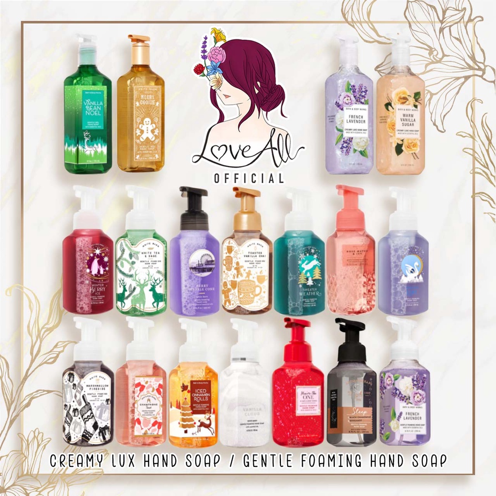 Jual Bath and Body Works Creamy Lux / Gentle Foaming Hand Soap Hand ...