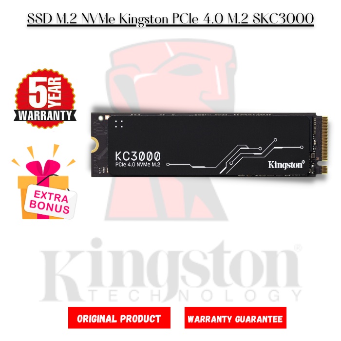 Jual Kingston SSD M.2 NVMe PCIe 4.0 M.2 KC3000 512GB | Shopee Indonesia