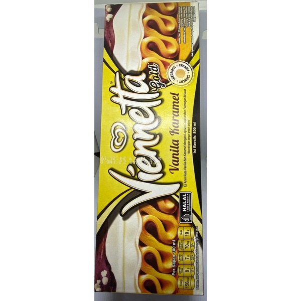 Jual Walls Viennetta Karamel gold ice cream's | Shopee Indonesia