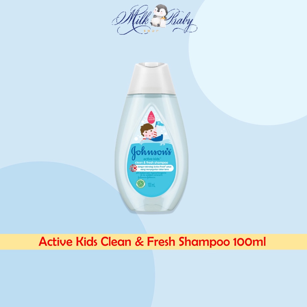 Jual JOHNSON'S Active Kids Clean & Fresh Shampoo - Shampo Anak-anak ...