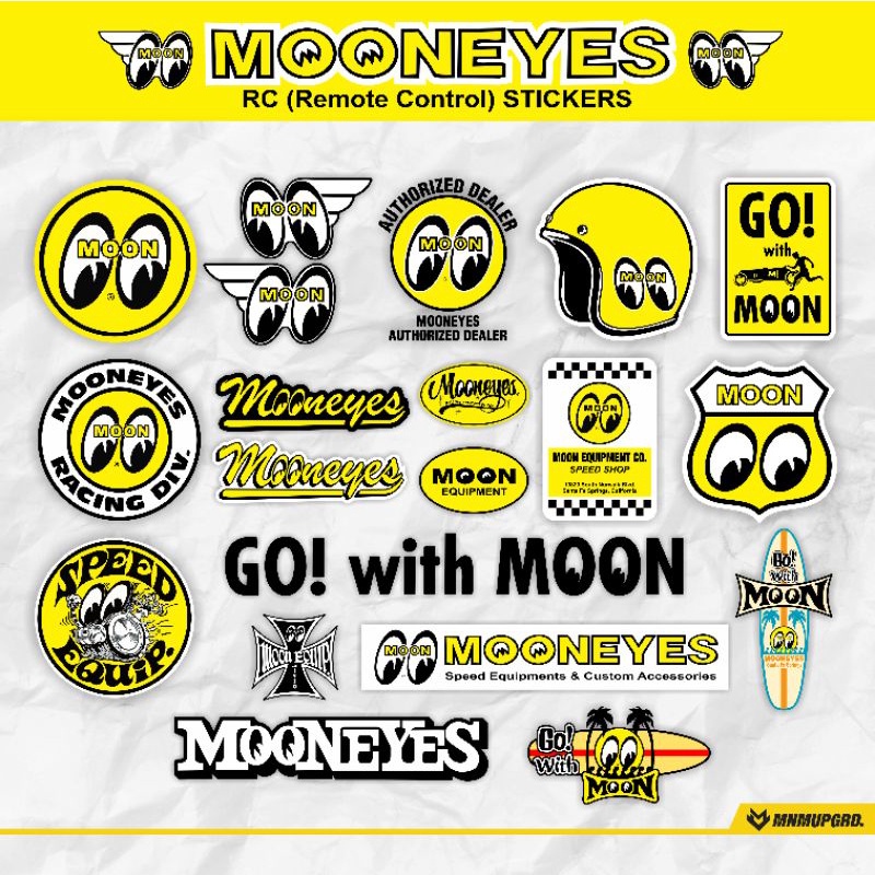 Jual Sticker RC mooneyes | Shopee Indonesia