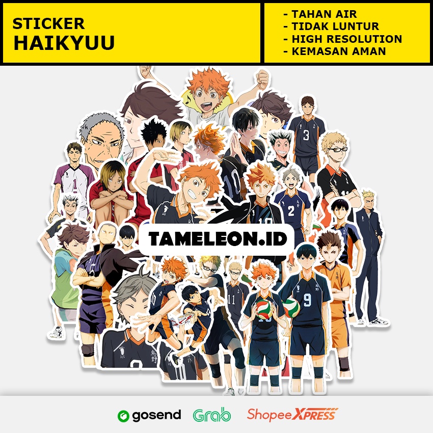 Jual Sticker anime Haikyu hinata kageyama nishinoya Sticker Handphone ...
