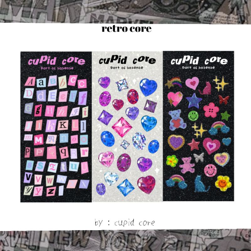 Jual [cupid core] sticker ransom retro aesthetic png toploader polco ...