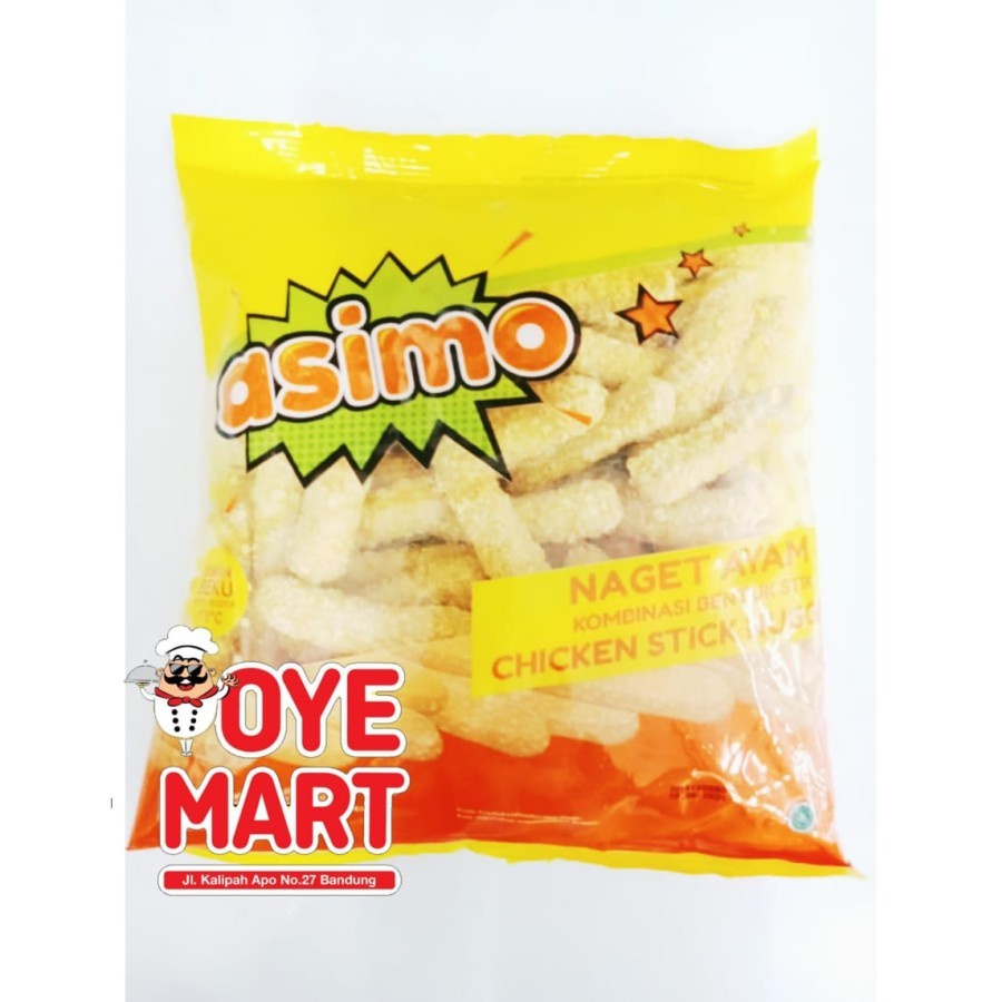 Jual ASIMO CHICKEN STICK KOMBINASI 500GR / NAGET AYAM BERBENTUK STIK ...