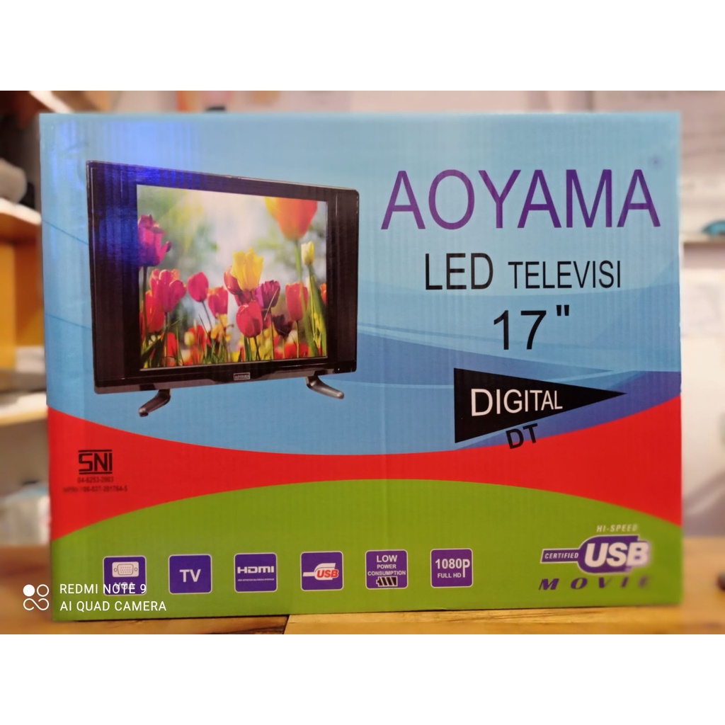 Jual medan elektronik tv digital tv led aoyama 17 inchi digital ...