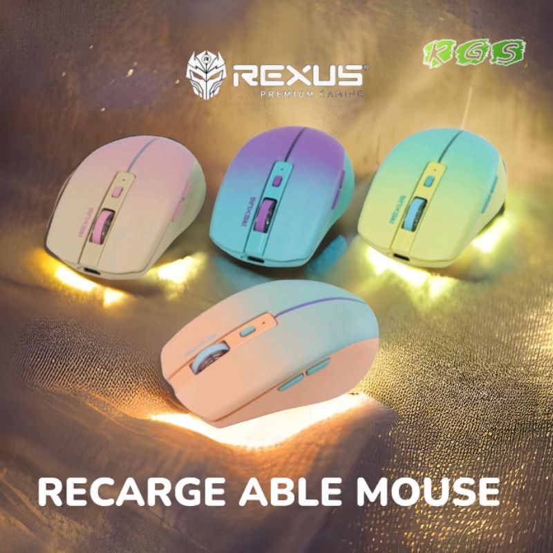 Jual Mouse wireless Bluetooth Rexus QB200 Recharge able | Shopee Indonesia
