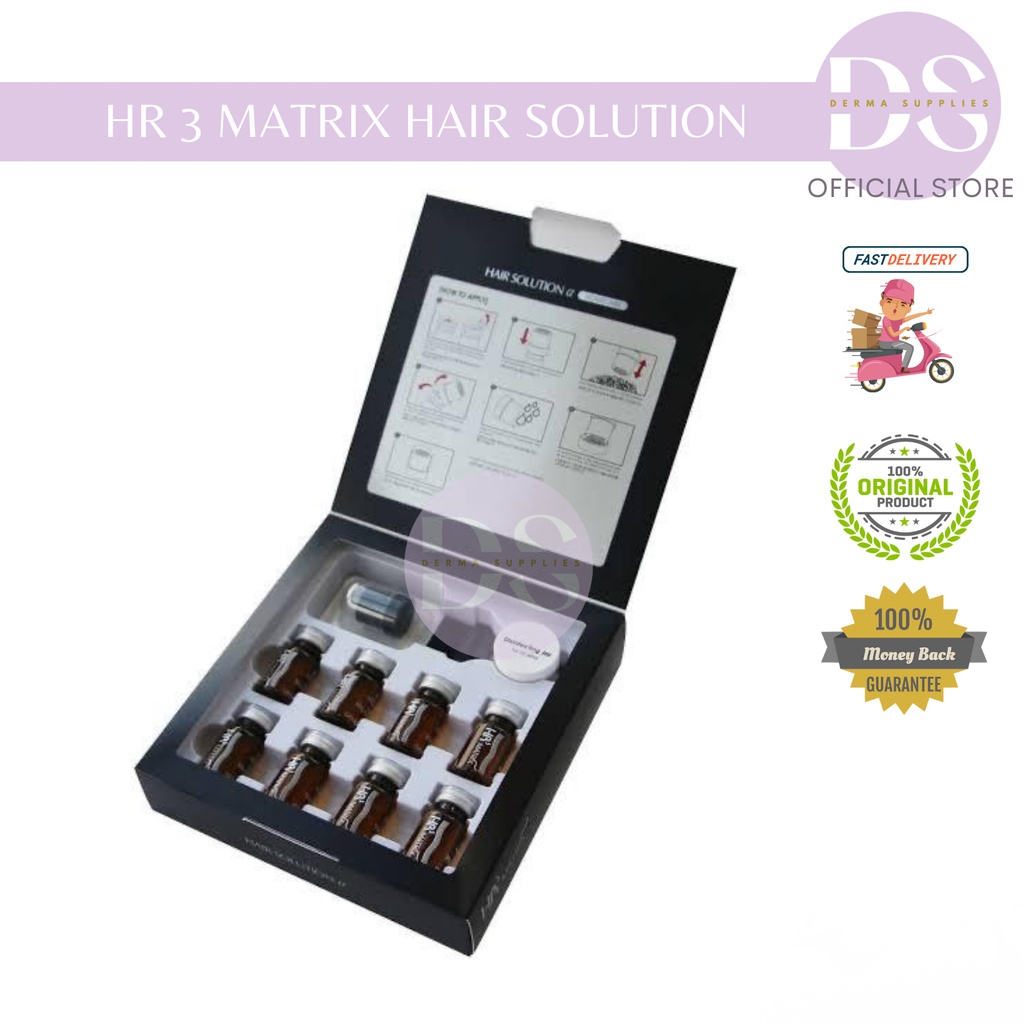Jual HR 3 Matrix Hair Solution 1 box 8 vial | Shopee Indonesia