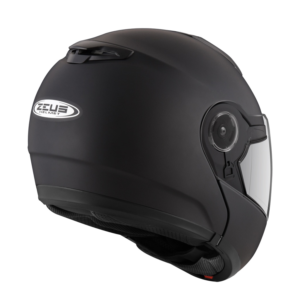Jual ZEUS ZS 3050 MATT BLACK DOFF MODULAR FLIP UP DOUBLE VISOR | Shopee Indonesia