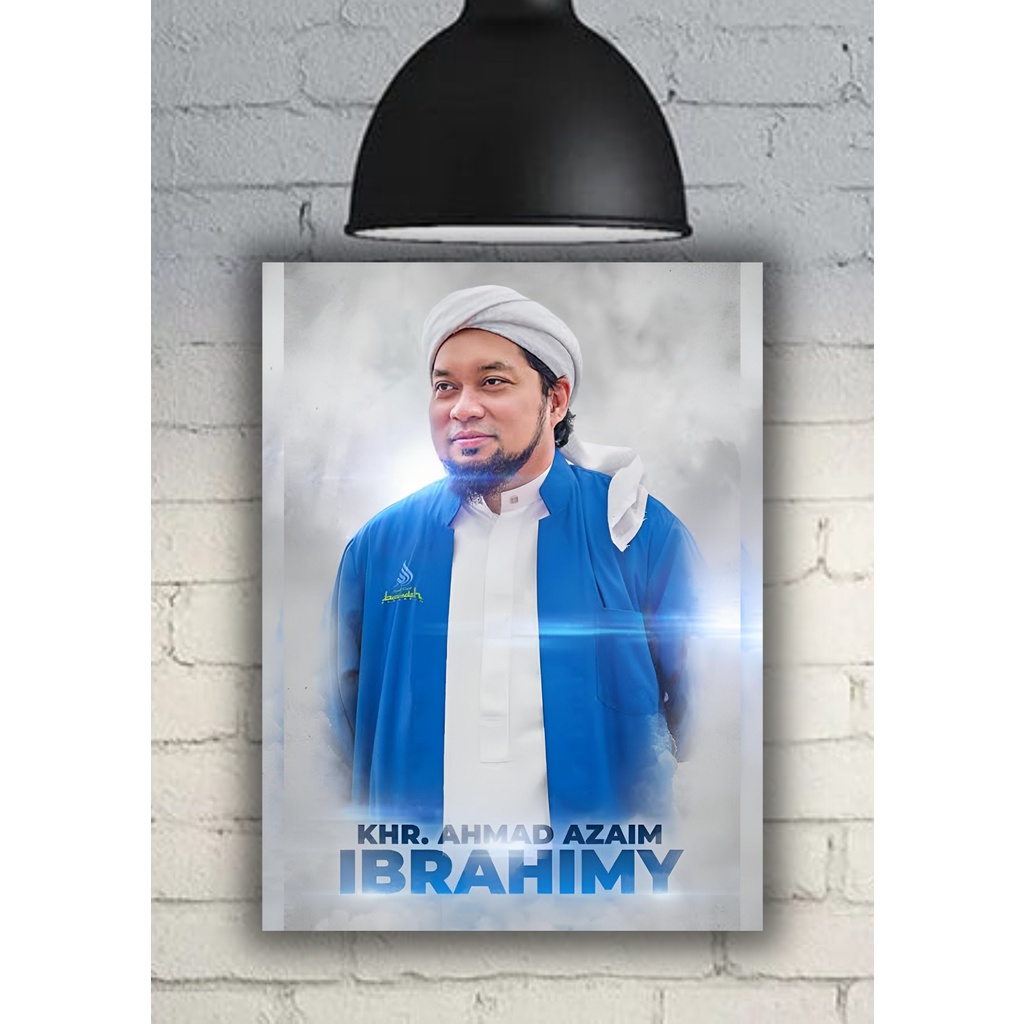 Jual KHR. Ahmad Azaim IBRAHIMY , foto ulama bingkai MDF 20x30cm wall ...