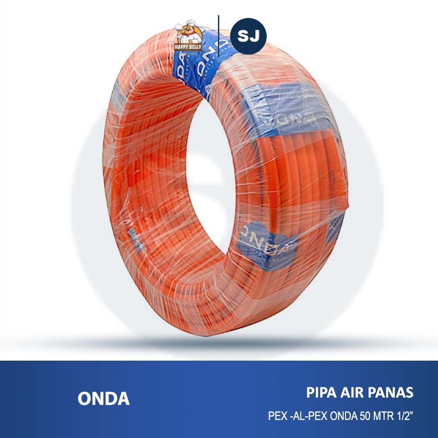 Jual Pipa Air Panas Onda 1/2" 16 mm Selang PEX AL 1 Rol 50 Meter ...