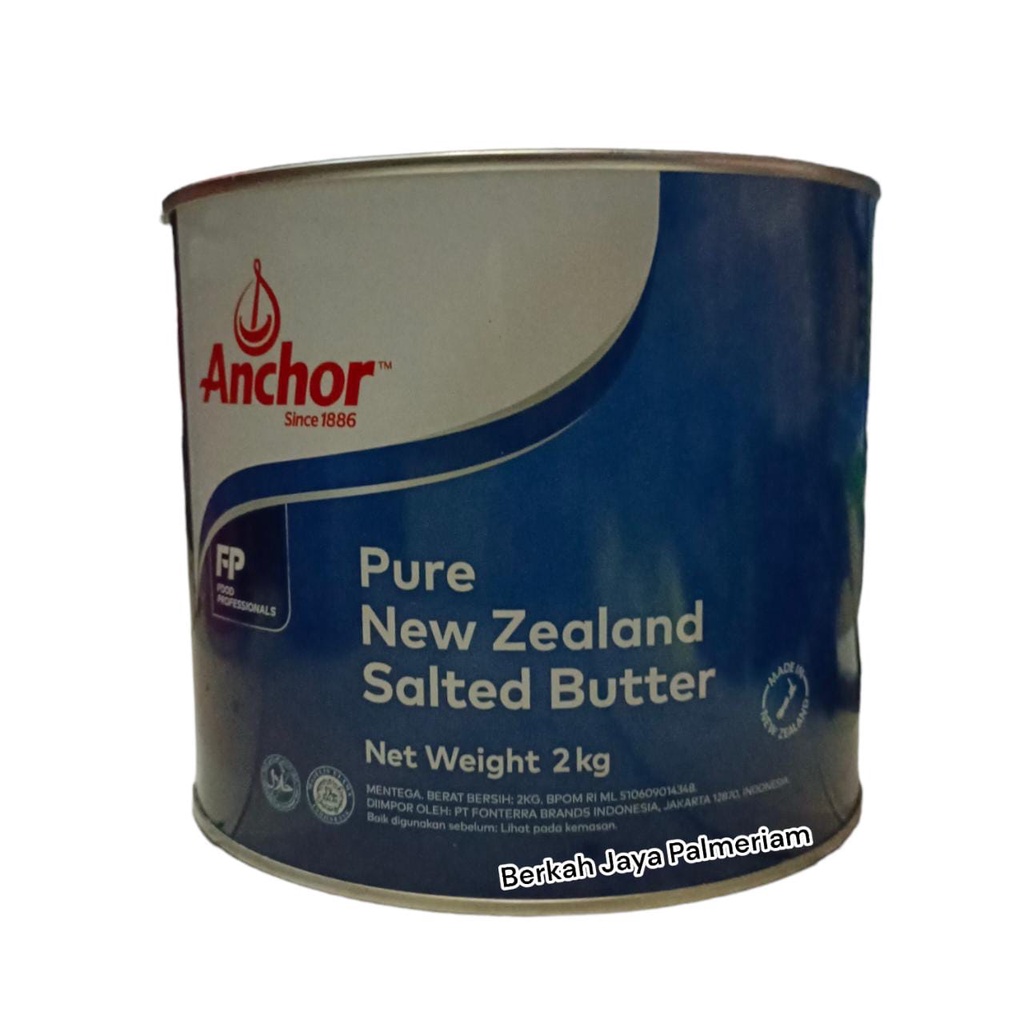 Jual ANCHOR PURE NEW ZEALAND SALTED BUTTER 2kg MURAH / BUTTER ANCHOR ...