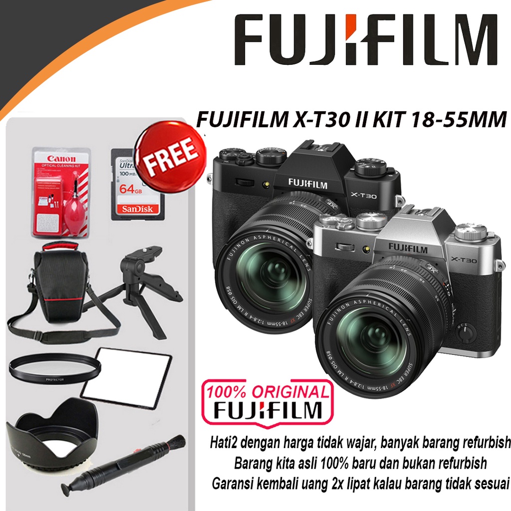 Jual Fujifilm X-T30 II Kit 15-45mm - Camera Mirrorless XT30 XT-30 Mark ...