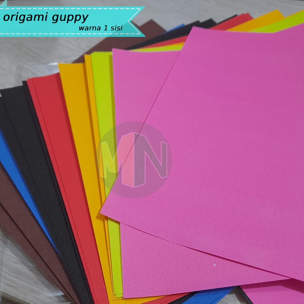 Jual Kertas Origami / Kertas Lipat Guppy 1 Pak 50 Lembar | Shopee Indonesia