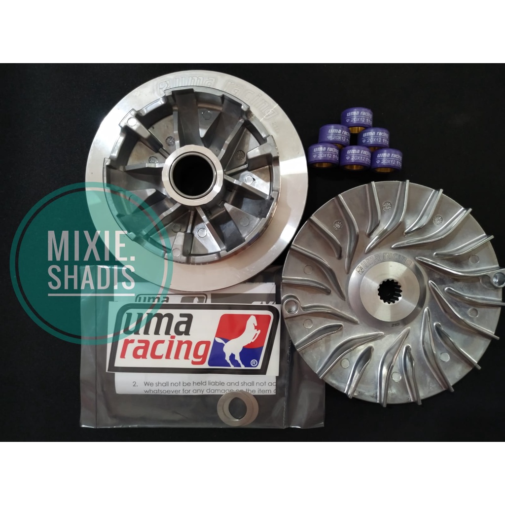 Jual Pully Kit CVT UMA RACING Motor N max 155 Aerox 155 | Shopee Indonesia