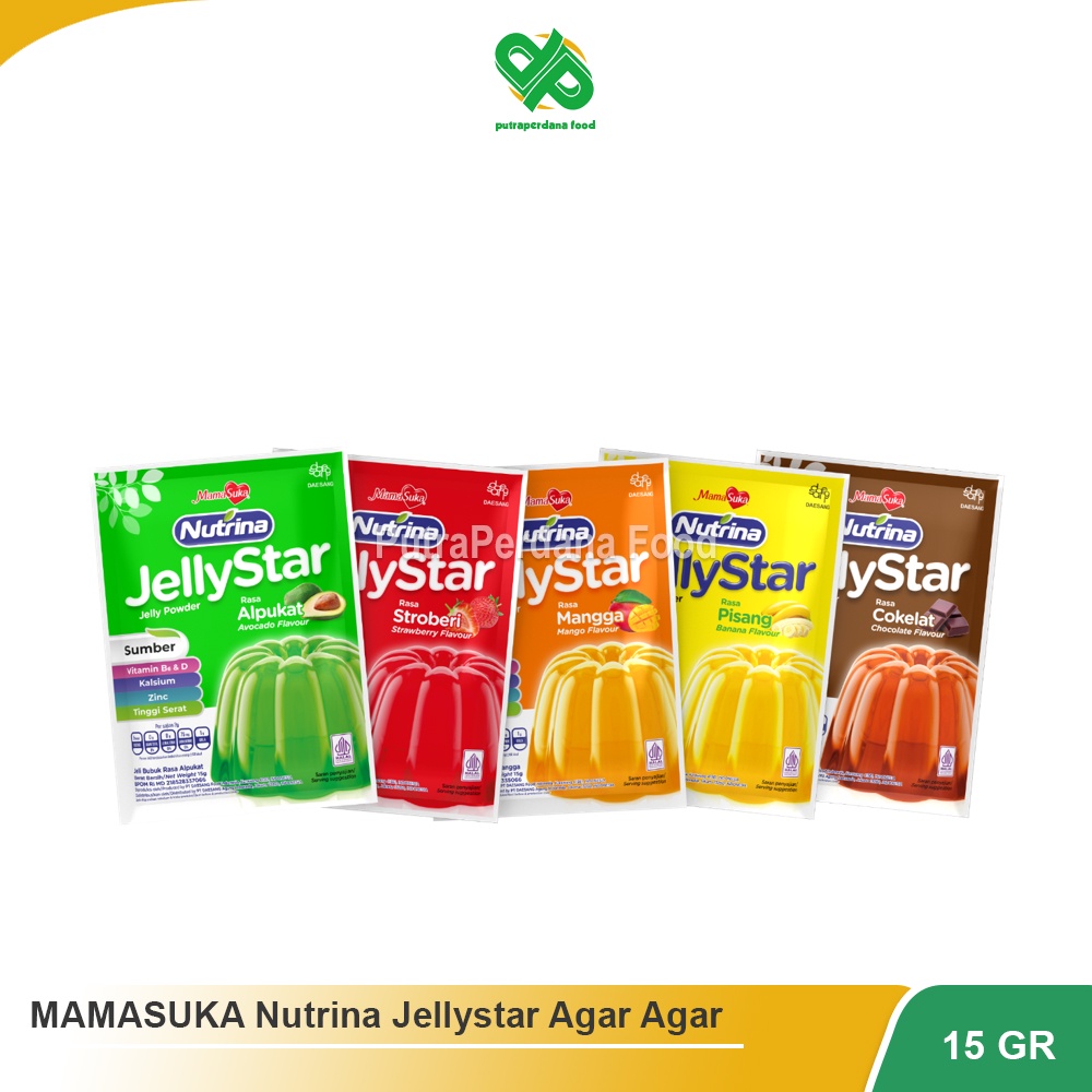 Jual MAMASUKA Nutrina JellyStar Agar Agar 15gr | Shopee Indonesia
