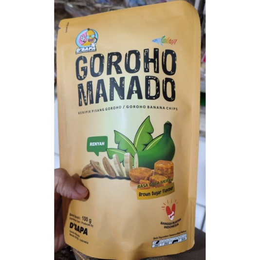 Jual KERIPIK PISANG GOROHO/GOROHO MANADO/KHAS MANADO/100g/OLE OLE ...