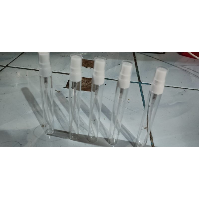 Jual BOTOL PARFUM DECANT VIAL ULIR DRAT TUTUP PUTIH DAN HITAM 10 ML ...