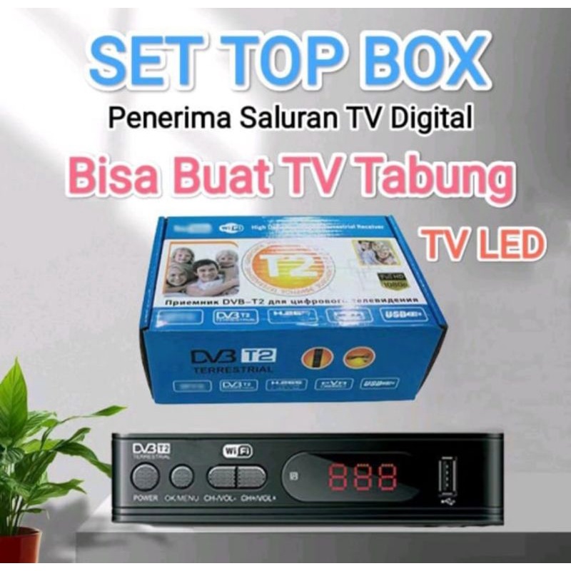 Jual Set Top Box/STB DVB-T2 TV DIGITAL RECEIVED FULL HD PENERIMA SIARAN ...