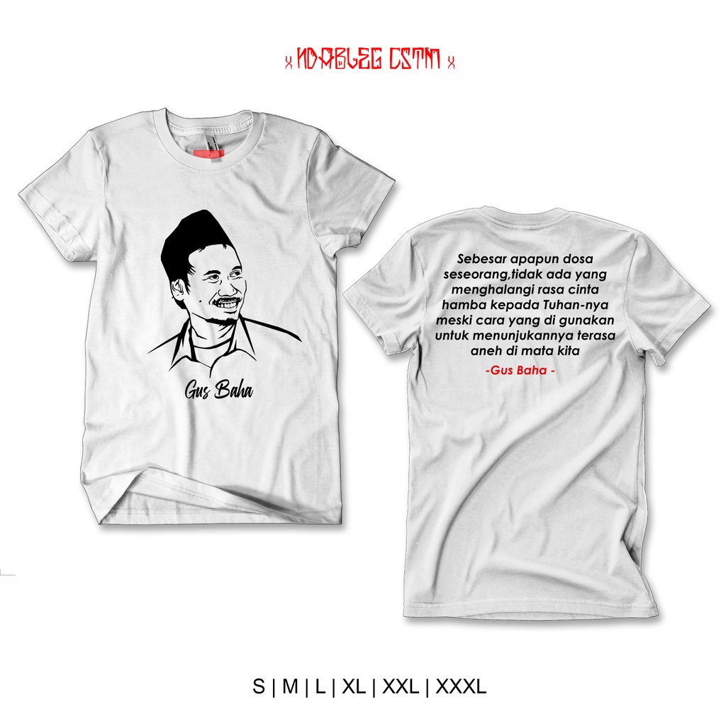 Jual kaos muhibbin gus baha kaos gus baha | Shopee Indonesia Jual kaos muhibbin gus baha kaos gus baha | Shopee Indonesia