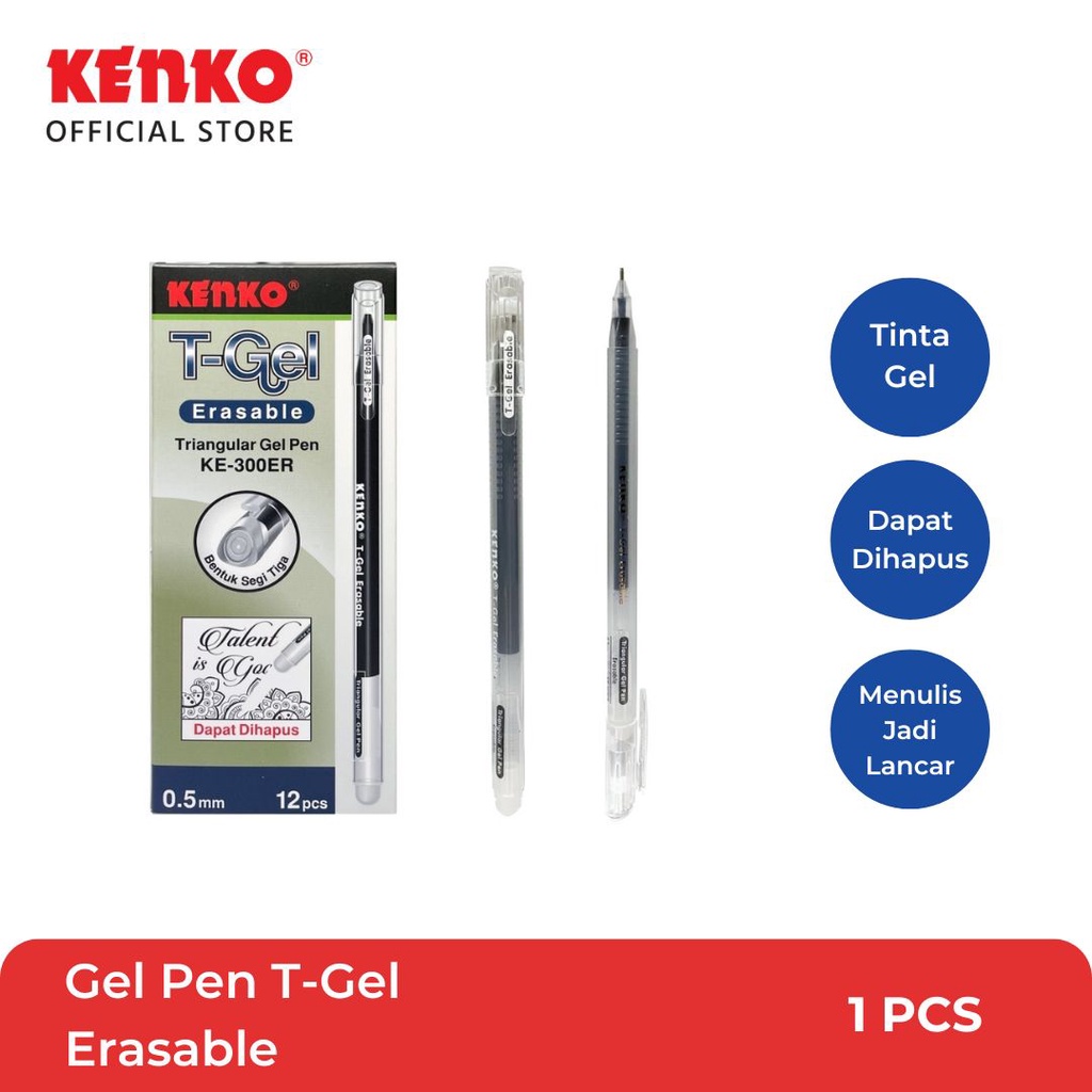 Jual KENKO GEL PEN / Pulpen Jel / Pena Jel Dapat Dihapus KE-303ER ...