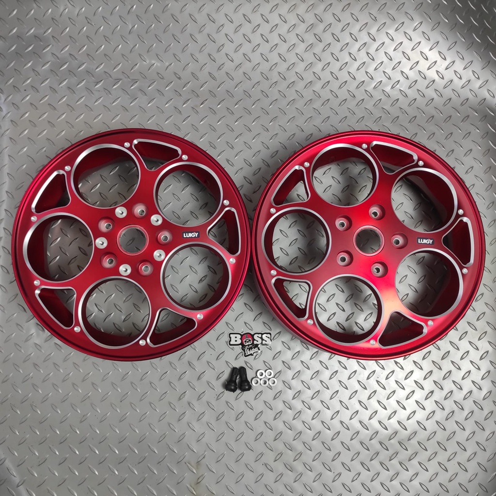 Jual Velg Model Marus W125 Red Front & Rear Vespa GT Series GTS GTV ...
