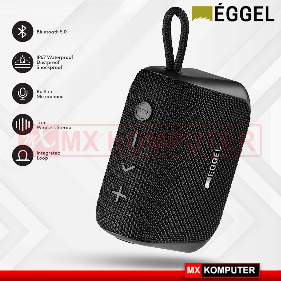 Jual Eggel Fit 3 Waterproof Portable Bluetooth Speaker | Shopee Indonesia