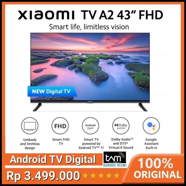 Jual Xiaomi Tv A2 43 Inch Fhd Dolby Vision Android Smart Tv Resmi ...