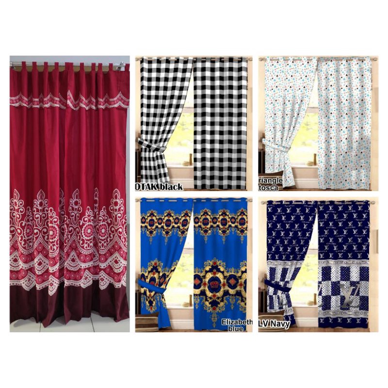 Jual HORDENG PINTU HORDENG JENDELA GORDEN MOTIF MICRO 100x200 | Shopee ...