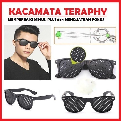 Jual Kacamata Terapi Pinhole - mata minus dan plus - Model Sporty ...