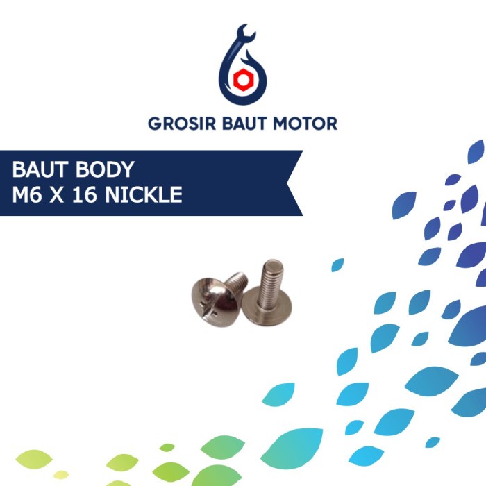 Jual Baut Body Revo Grand 6 x 16 Nekel Nikel Baut Cover Body 6x16 ...