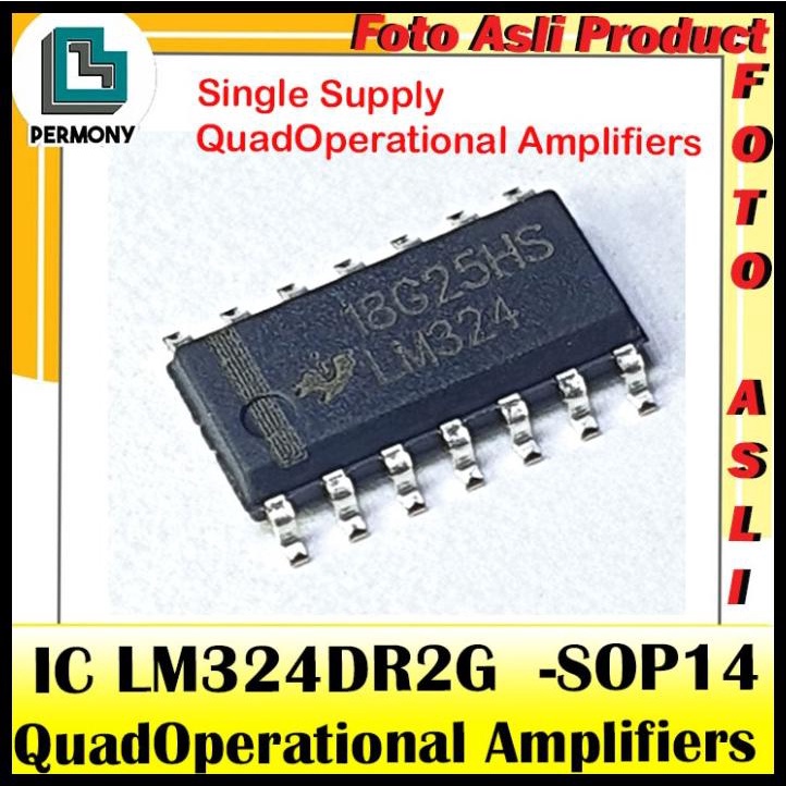 Jual Ic Lm324 Smd Low Power Quad Op Amps | Shopee Indonesia