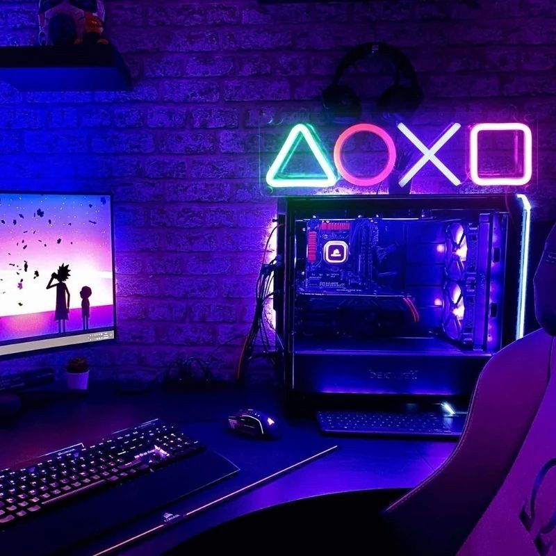 Jual Lampu Neon Sign Neon Flex Model Game Model PS Ready Stock | Shopee ...