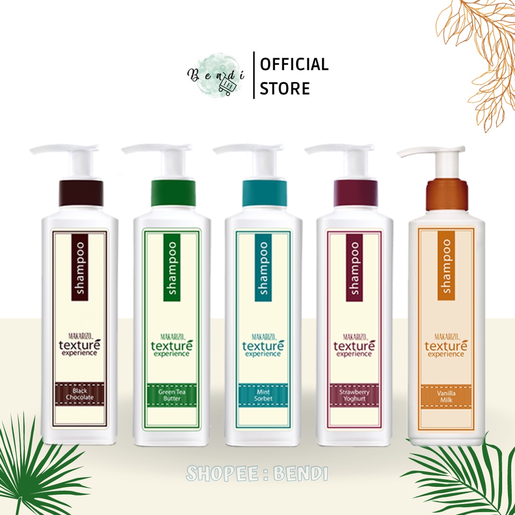 Jual MAKARIZO Texture Shampoo 250 ml | Black Chocolate | Green Tea ...