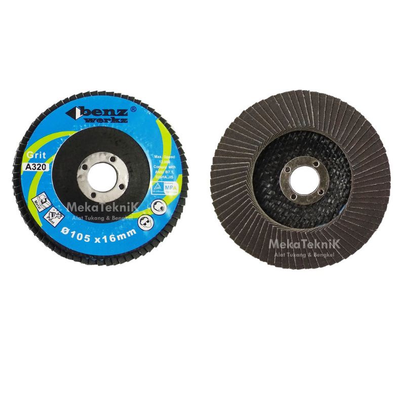 Jual Amplas Susun Bulat 4" inch | Flap Disc Ampalas Lapis Gerinda ...