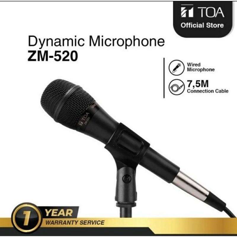 Jual ZM 520 Microphone TOA / MIC TOA /MIC HALO TOA ZM 520 | Shopee ...
