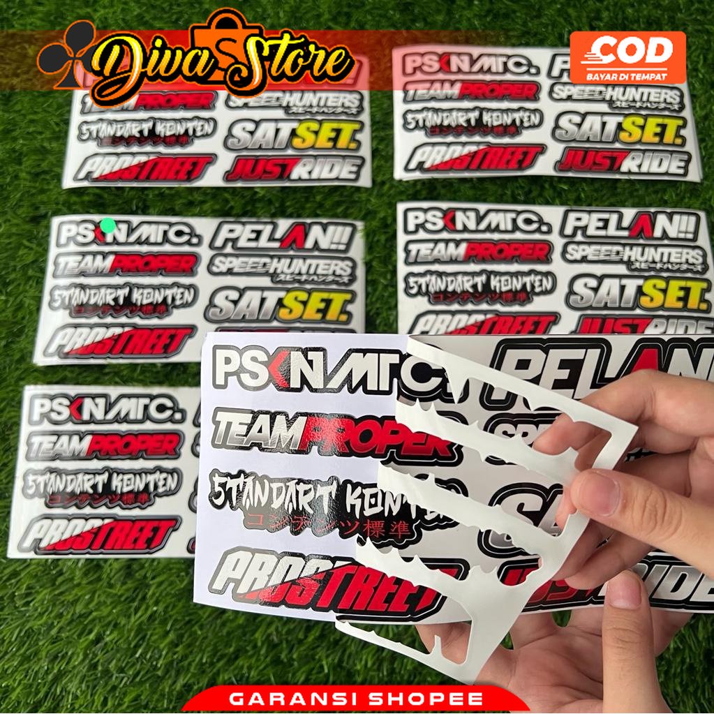 Jual Stiker Print Cut Stiker Motor Variasi Stiker Racing | Shopee Indonesia