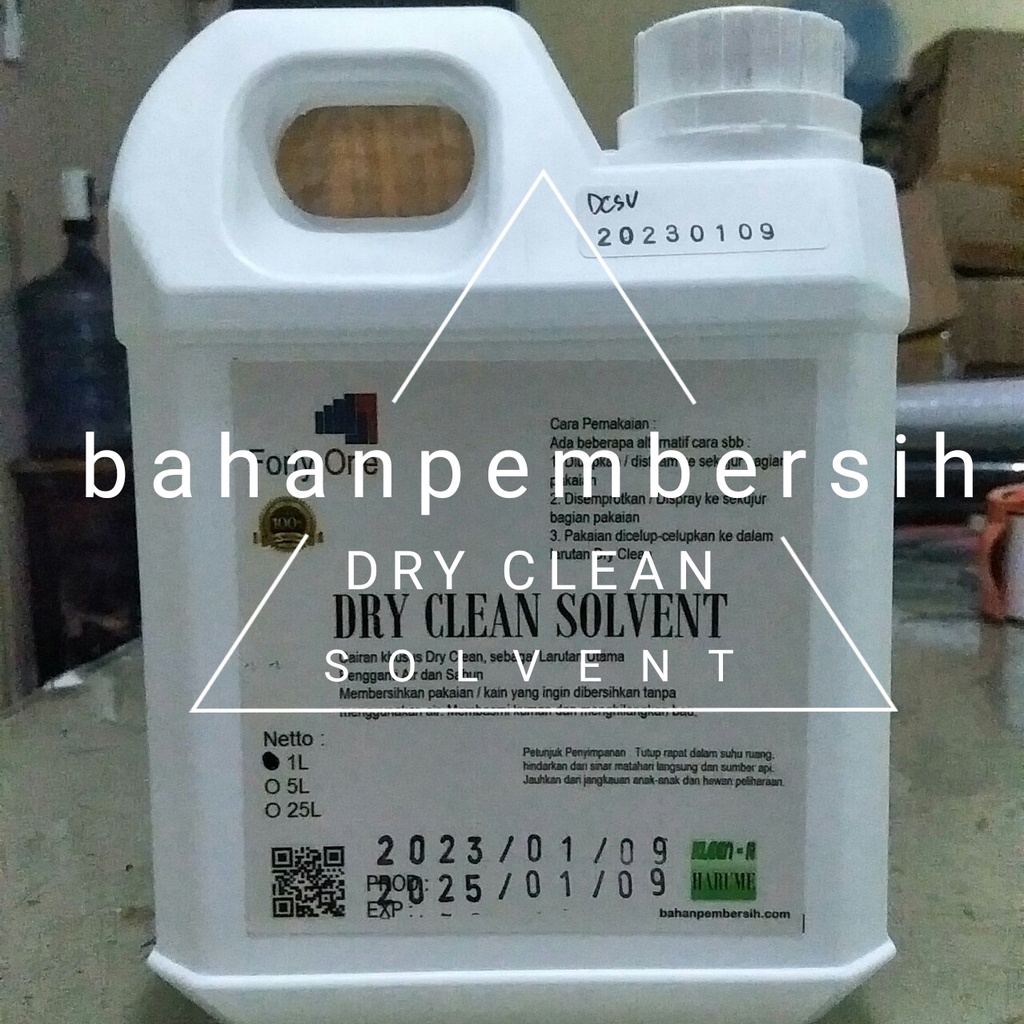 Jual Dry Clean Solvent @ 1 Literan Forty One Kleen-R Harume | Shopee ...