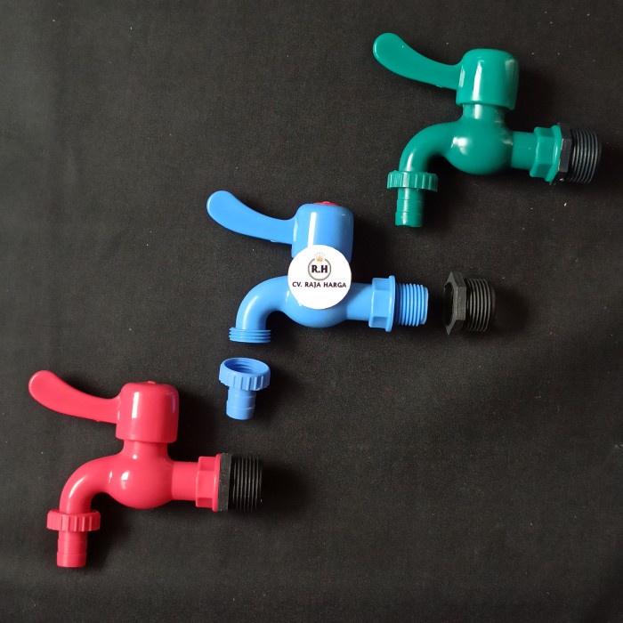 Jual KERAN KRAN AIR TAMAN PVC / KRAN PLASTIK PVC /KRAN PLASTIK MURAH ...