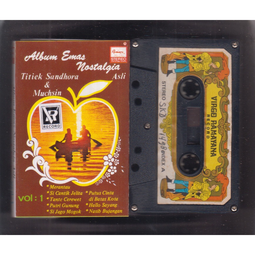 Jual KASET ALBUM EMAS NOSTALGIA ASLI VOL 1 TITIEK SANDHORA MUCHSIN ...