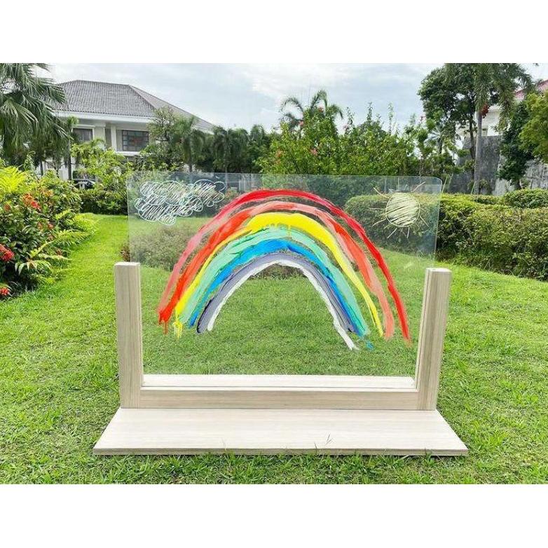 Jual PRODUK- PAPAN GAMBAR ACRYLIC EASEL WARNA PIGEON GREY . | Shopee ...