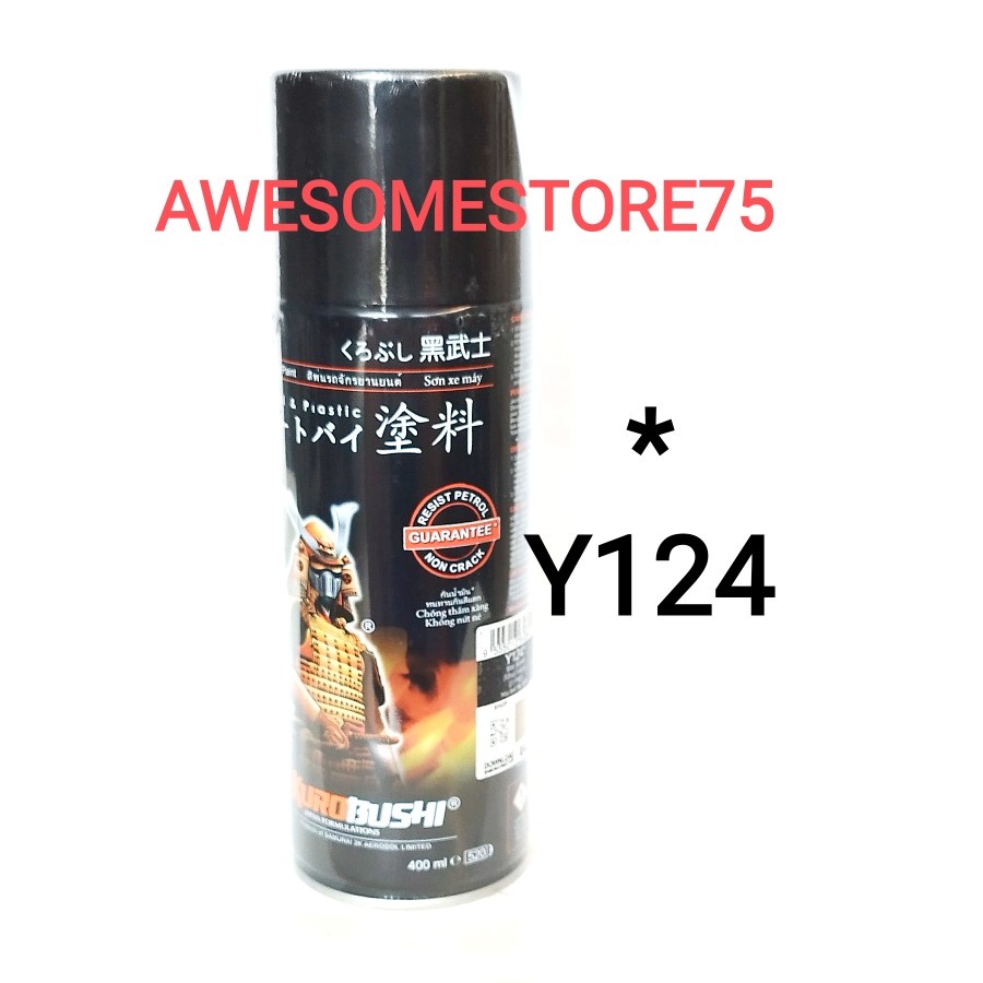 Jual SAMURAI * Y124 STAR SILVER PERAK Cat Semprot Paint Gun Metal Abu Abu | Shopee Indonesia