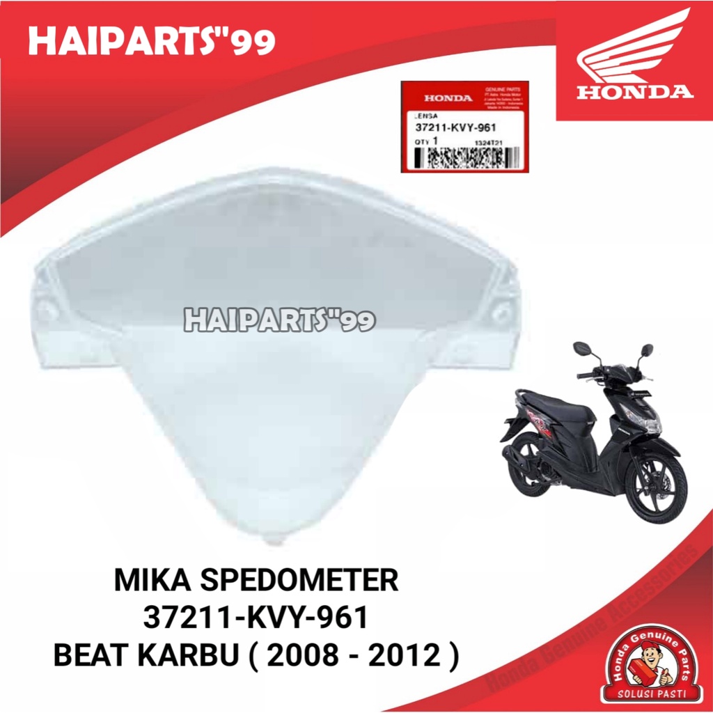 Jual Mika Kaca Lens Speedometer Spedo Meter Honda Beat Karbu - Original ...