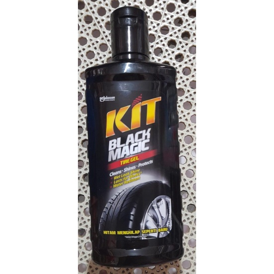 Jual KIT Black Magic Tire Gel Hitam Semir Pengkilap Ban Motor Mobil ...